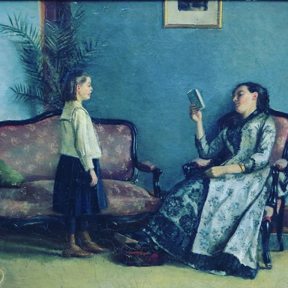 la lecture par Clémence ROTH – Antiquaires et Galeries d'art de Versailles